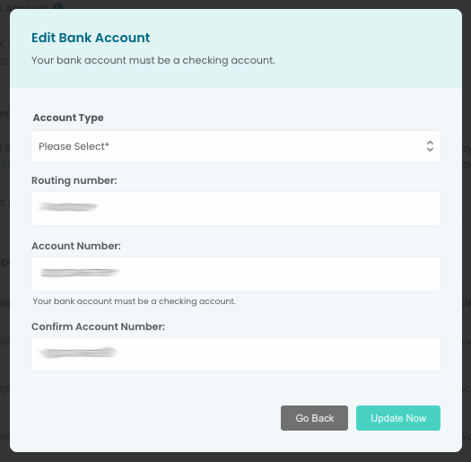 Account Details & Settings – Membersy